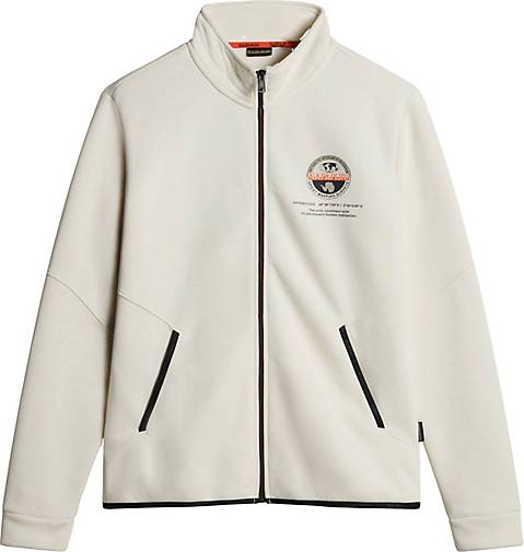 Napapijri Herren Sweatjacke B-ARGUS FZ in weiß bestellen - 16710402