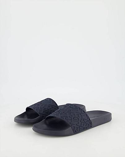 TOMMY HILFIGER Herren Badepantoletten TH MONOGRAM POOL SLIDE in ...